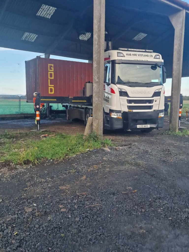 Container Transport in Edinburgh, Glasgow, Falkirk