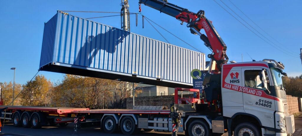 Container Transport in Edinburgh, Glasgow, Falkirk