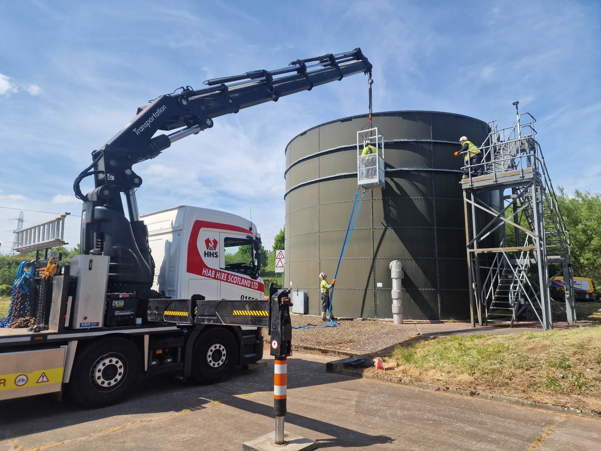 Hiab Hire with Driver Edinburgh, Glasgow, Falkirk