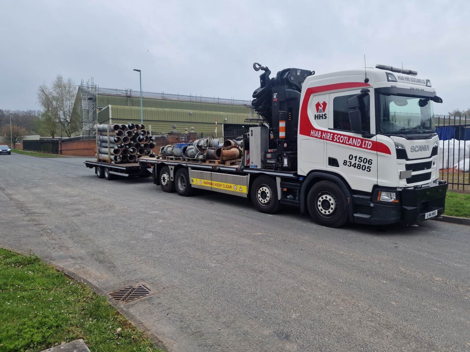 Hiab Hire with Driver Edinburgh, Glasgow, Falkirk