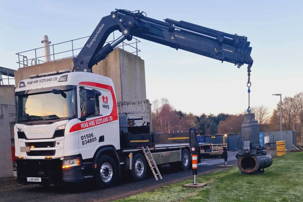 Hiab Hire with Driver Edinburgh, Glasgow, Falkirk